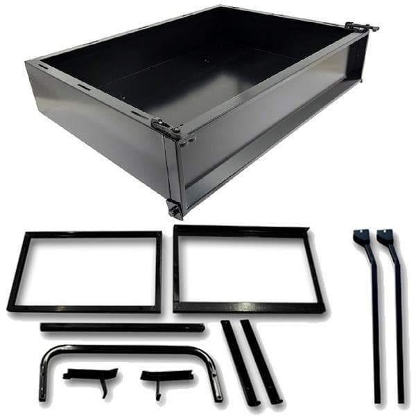 GTW® Black Steel Cargo Box Kit For Club Car Precedent (Years 2004- – My ...