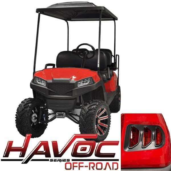 HAVOC Off-Road Body Kit in Red- Yamaha G29/Drive (Years 2007-2016) – My ...
